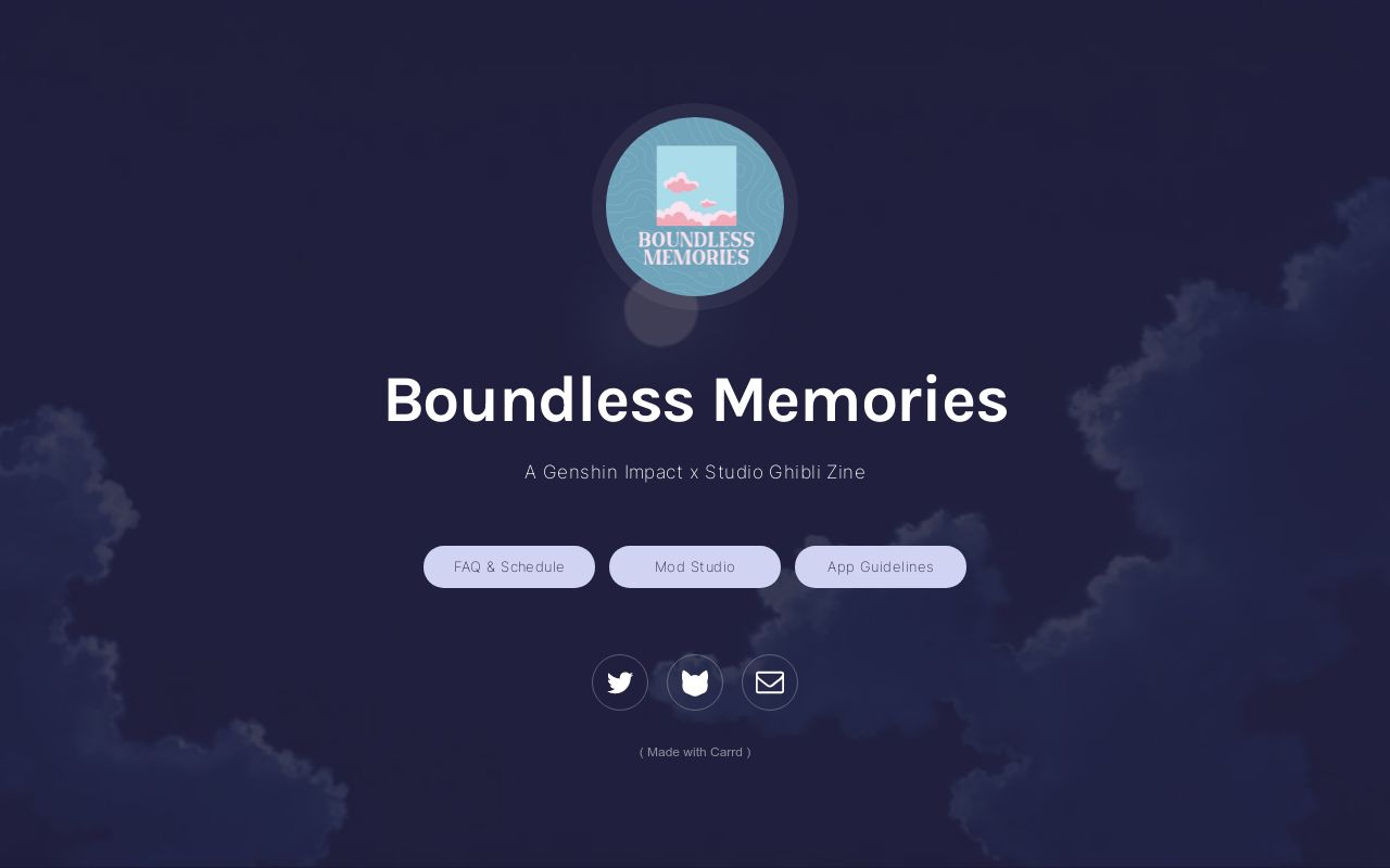 Boundless Memories: A Genshin Impact x Studio Ghibli Zine